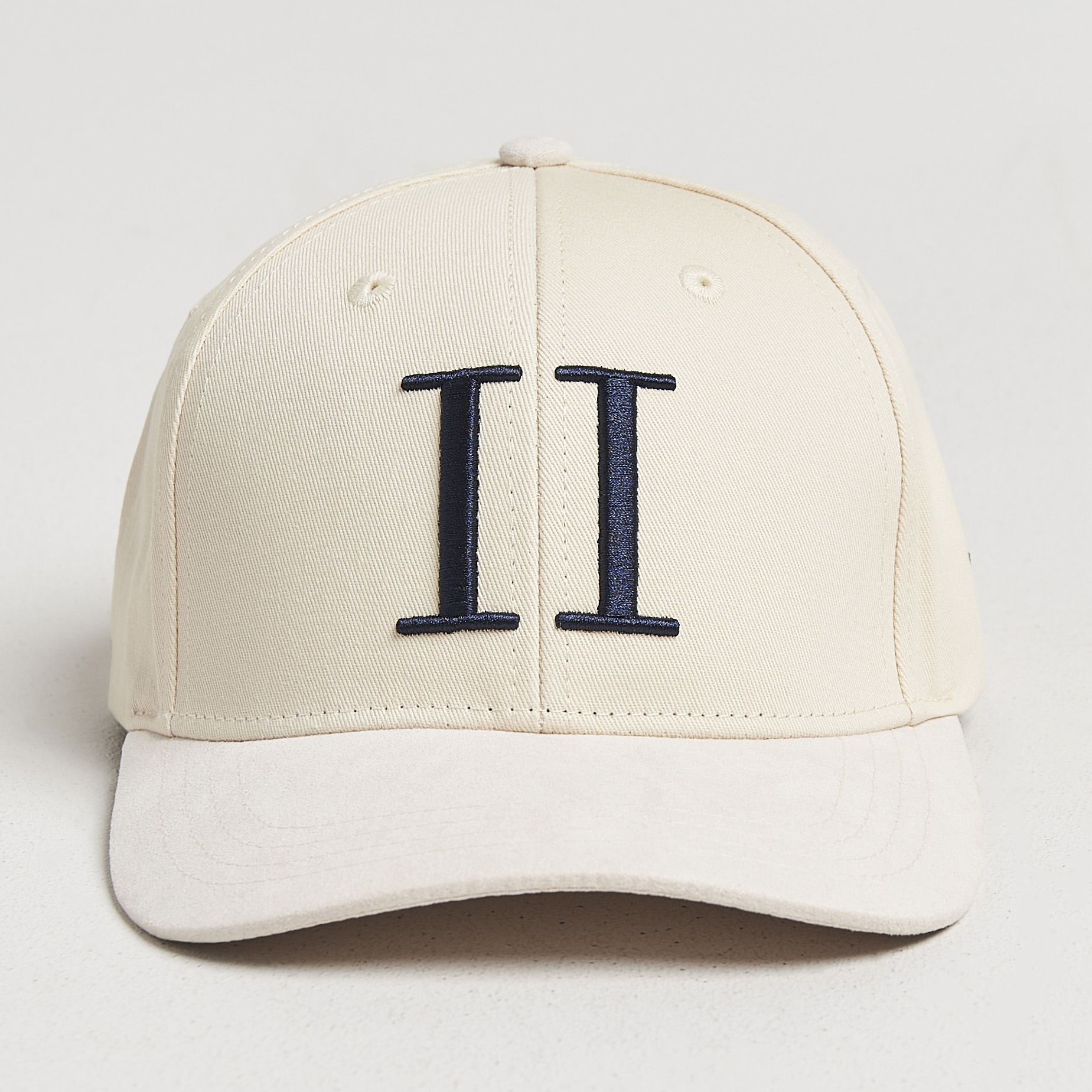 Les Deux Baseball Cap Suede II Ivory | Herr - Care of Carl