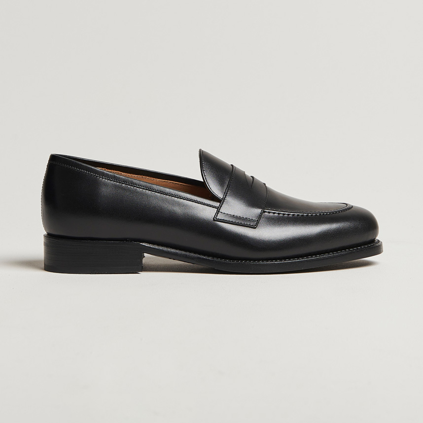 Oscar Jacobson Penny Loafers Black | Herr - Care of Carl