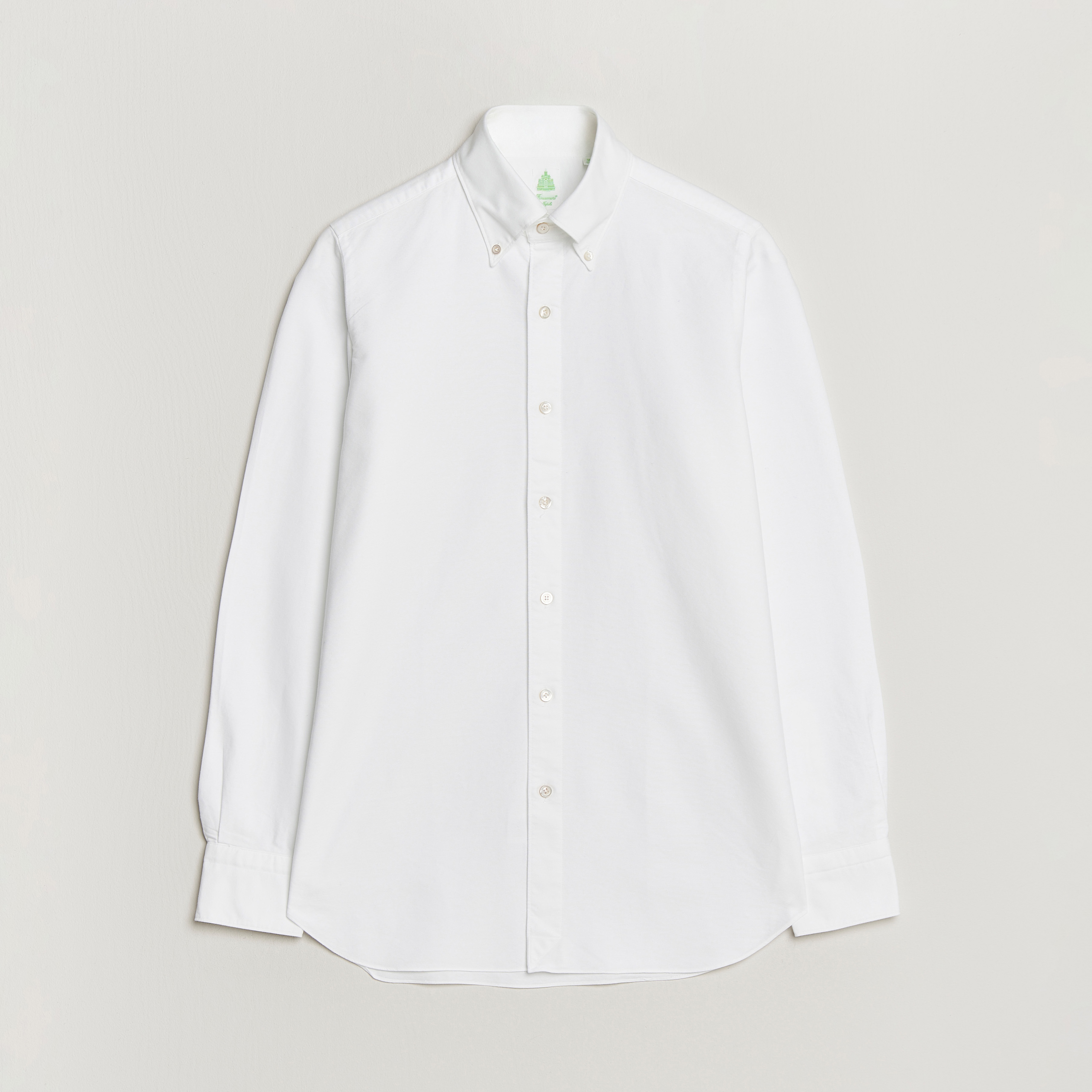 Finamore Napoli Gaeta Oxford Button Down Shirt White | Herr - Care of Carl