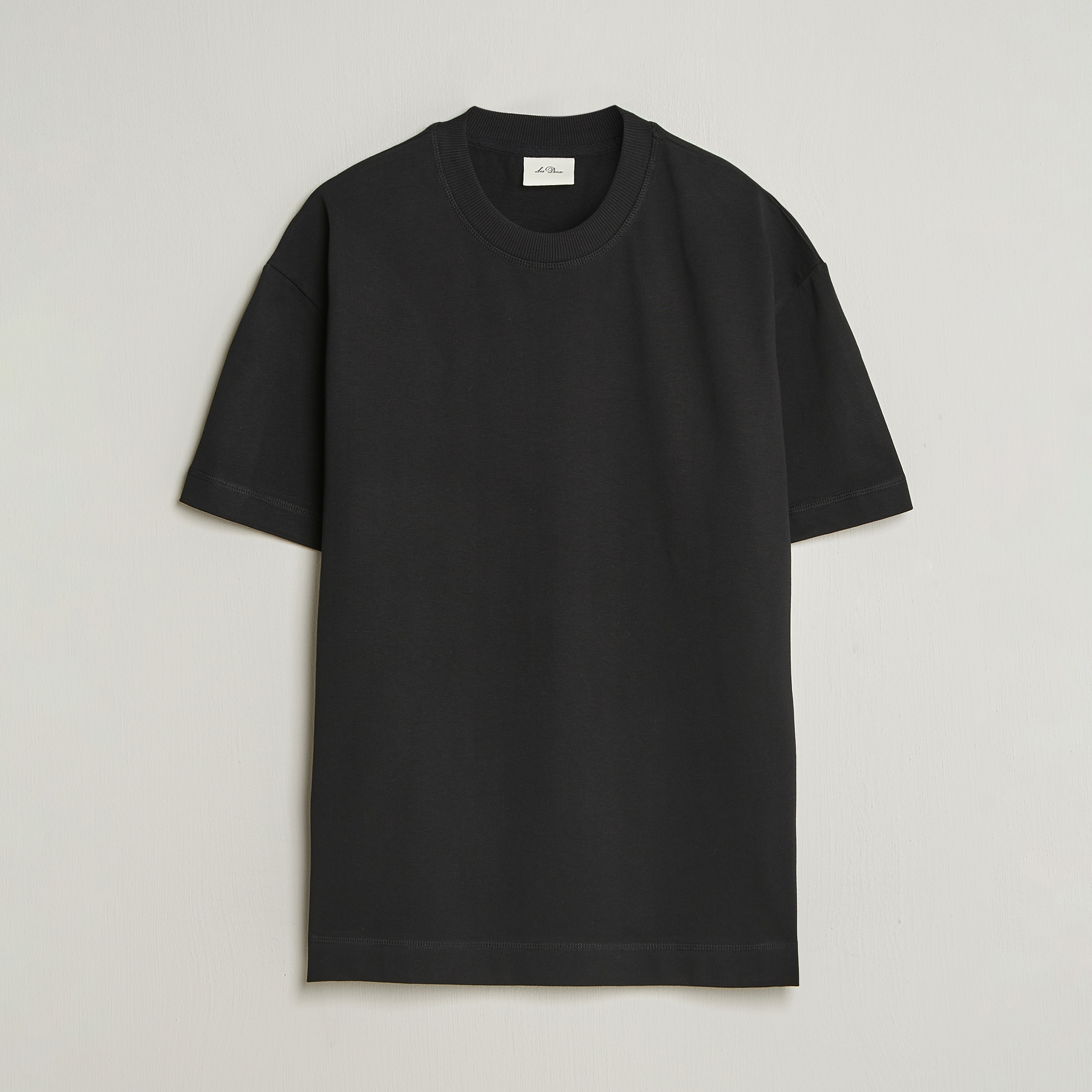 Les Deux Carl Heavyweight T-Shirt Black | Herr - Care of Carl