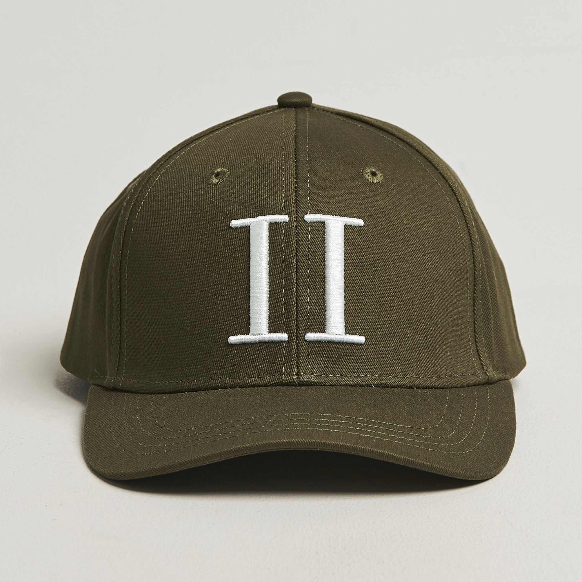Les Deux Encore Organic Baseball Cap Olive Night | Herr - Care of Carl