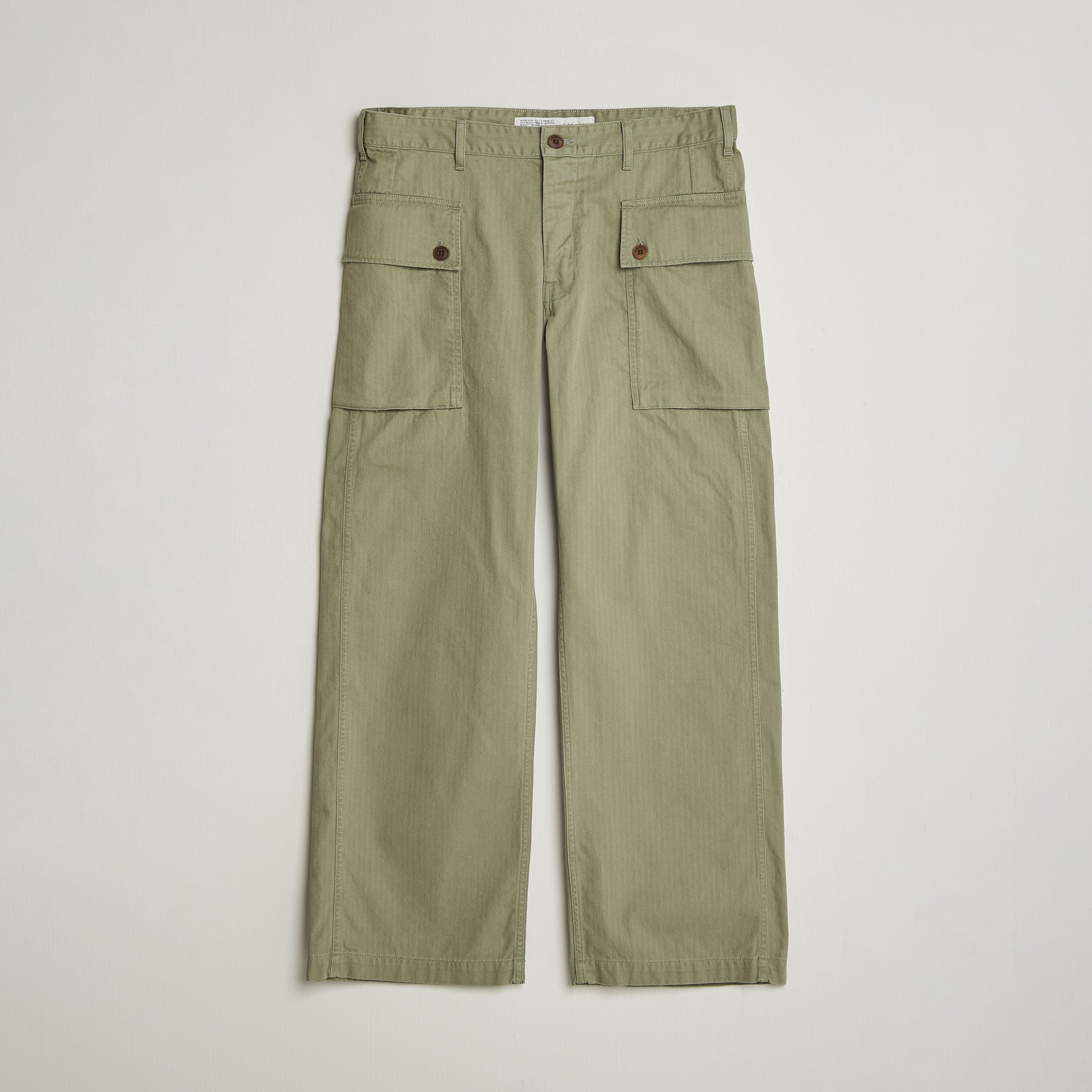 Nudie Jeans Loud Larry Pants Pale Green | Herr - Care of Carl