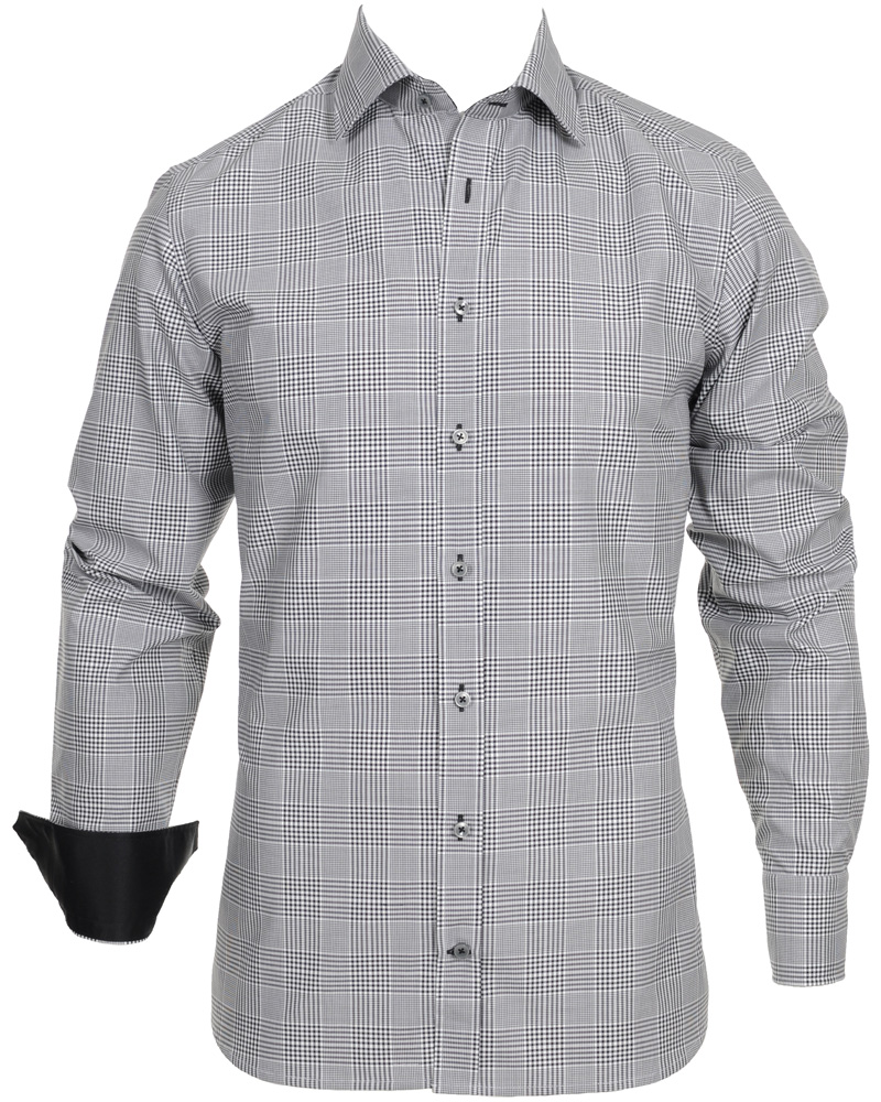 Stenströms Skjorta Slimline Check Grey | Herr - Care of Carl