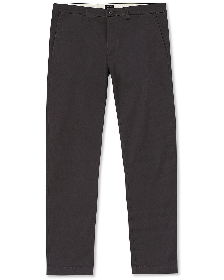 J Crew 484 Slim Fit Stretch Cotton Twill Chinos Coal Grey Hos