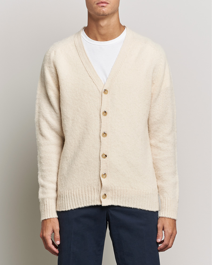 Howlin' Brushed Wool Cardigan Ecru | Herr - Care of Carl