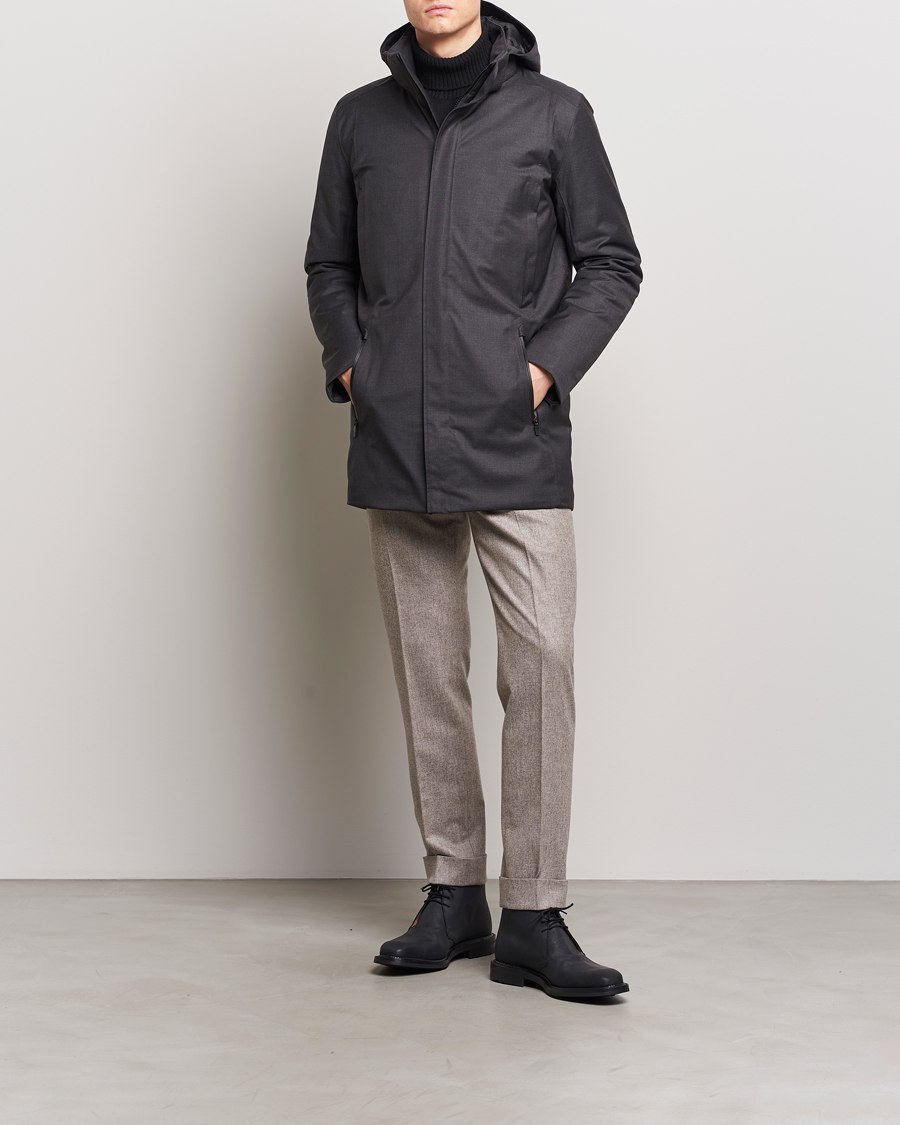 UBR Regulator Parka Savile Grey Wool | Herr - Care of Carl