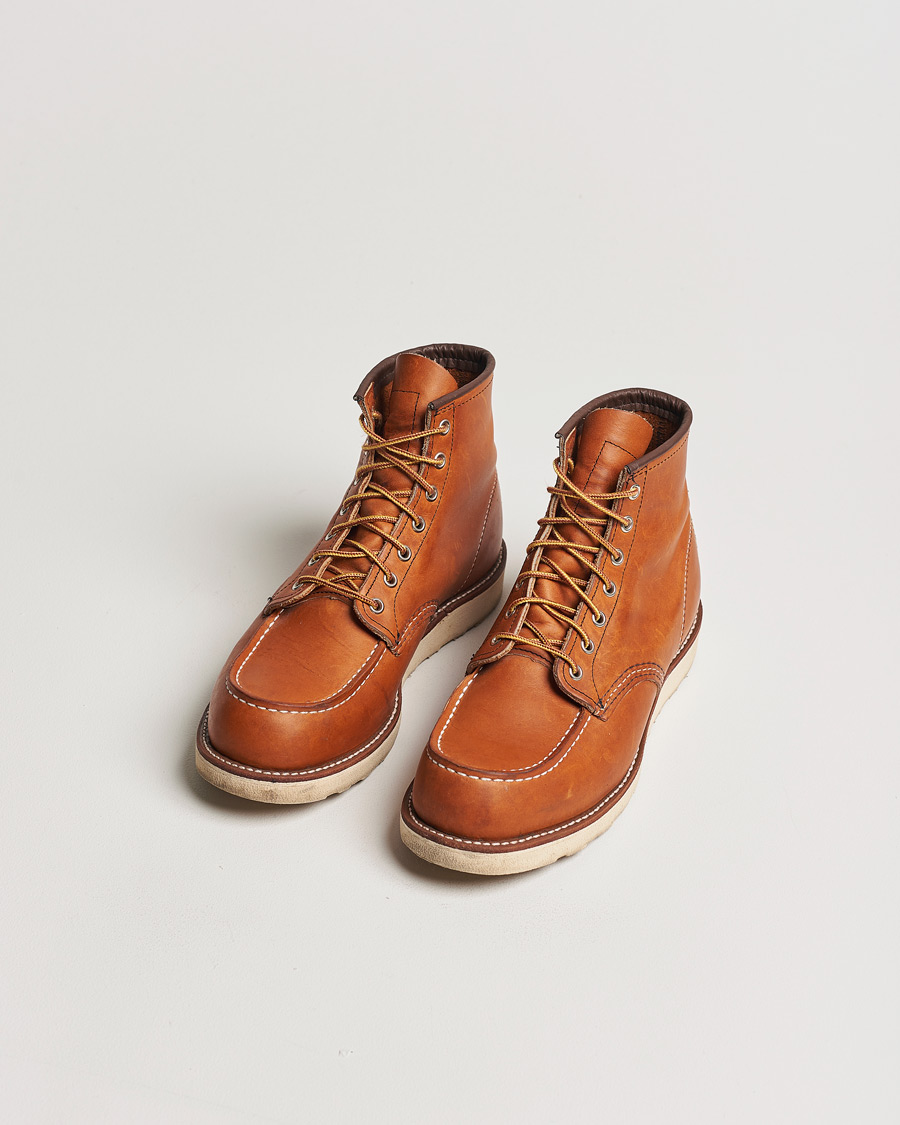 Red Wing Shoes Moc Toe Boot Oro Legacy Leather | Herr - Care of Carl