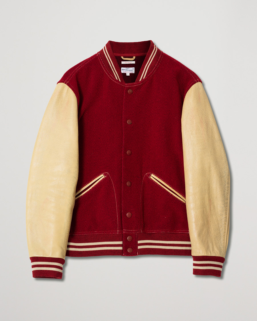 Gant Rugger Varsity Jacket Red | Herr - Care of Carl